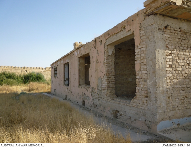 The ruins of Qala-i-Jangi fortress. A 19th-century fortress located ...