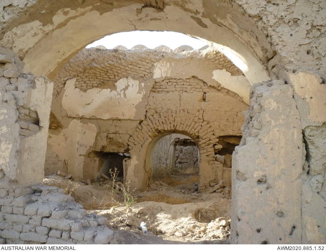 The ruins of Qala-i-Jangi fortress. A 19th-century fortress located ...