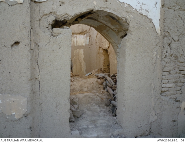 The ruins of Qala-i-Jangi fortress. A 19th-century fortress located ...