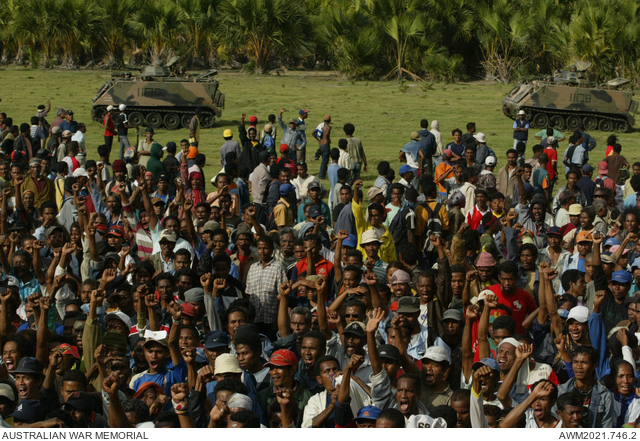Operation Astute. Australian Defence Force M113 Armoured Personel ...