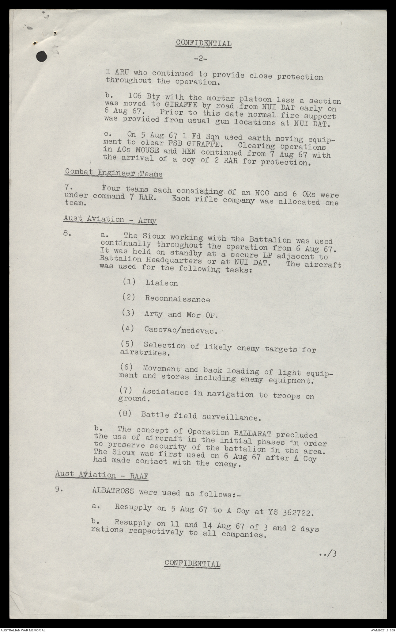 AWM117 52 - [Headquarters 1st Division (HQ 1 Div) - unregistered item ...