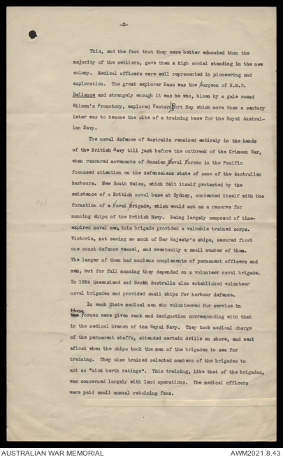 AWM44 16/9 - [Official history of the Australian Army Medical Services ...
