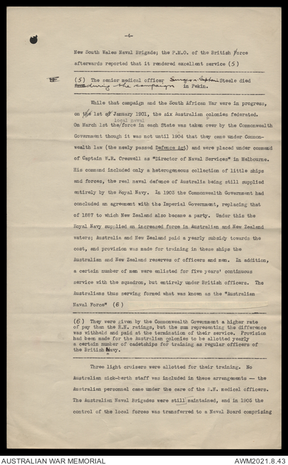 AWM44 16/9 - [Official history of the Australian Army Medical Services ...