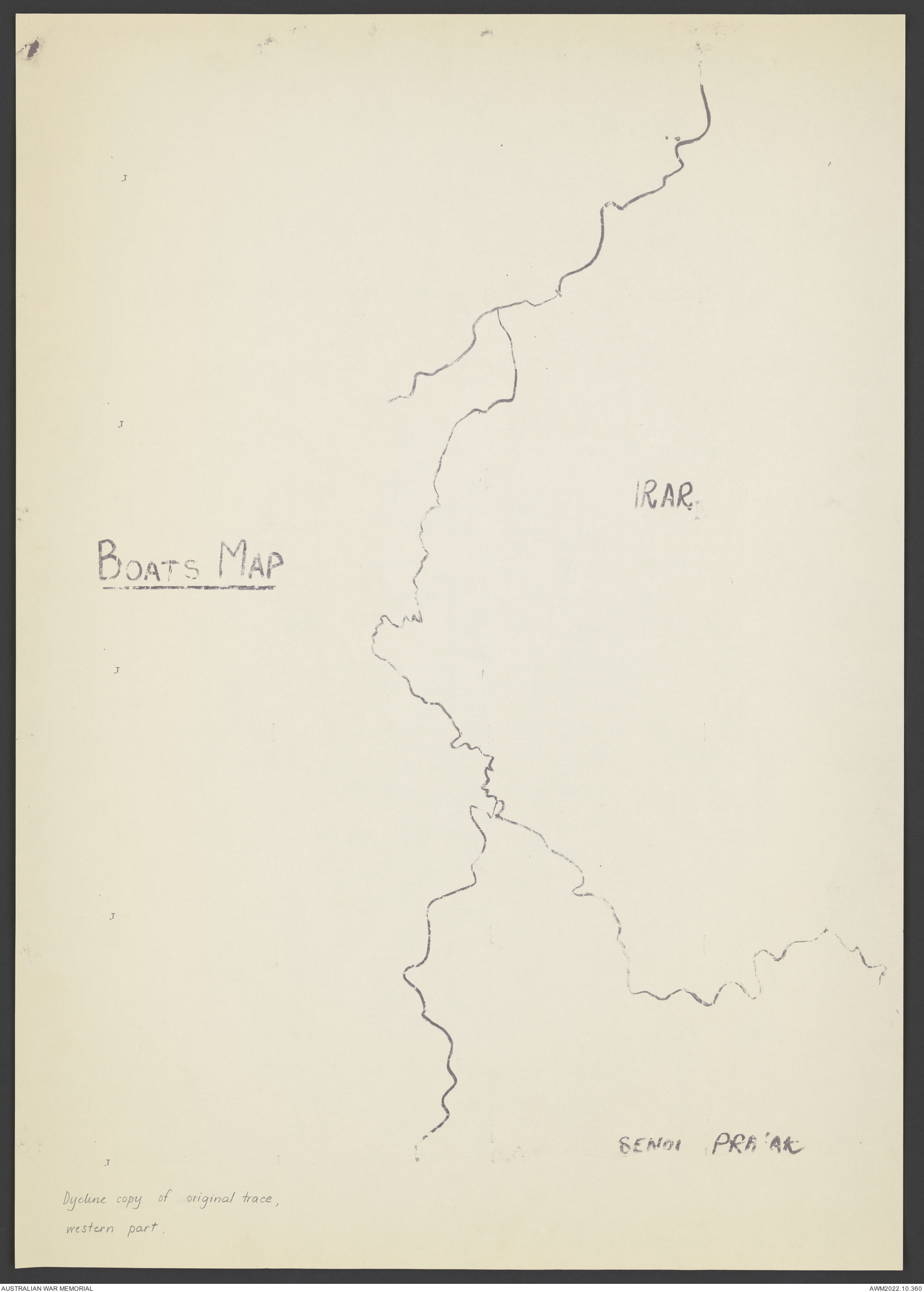TAOR boundaries, Malayan Emergency, Perak, Malaya | Australian War Memorial
