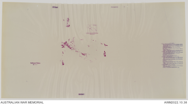 Map Overlay, Kutaradja, Indonesia; Settlements | Australian War Memorial