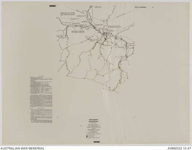 Map Overlay, South Bandung, Indonesia; Land Transportation and ...