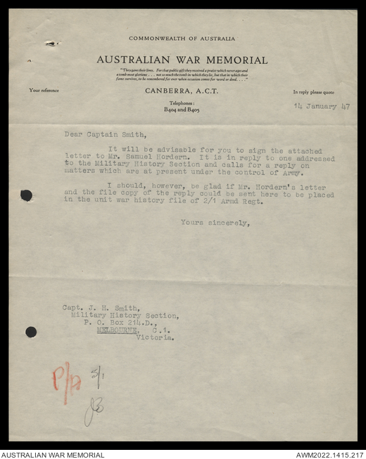 AWM113 11/4/4 PART 13 - [Records of the Military History Section (Army ...