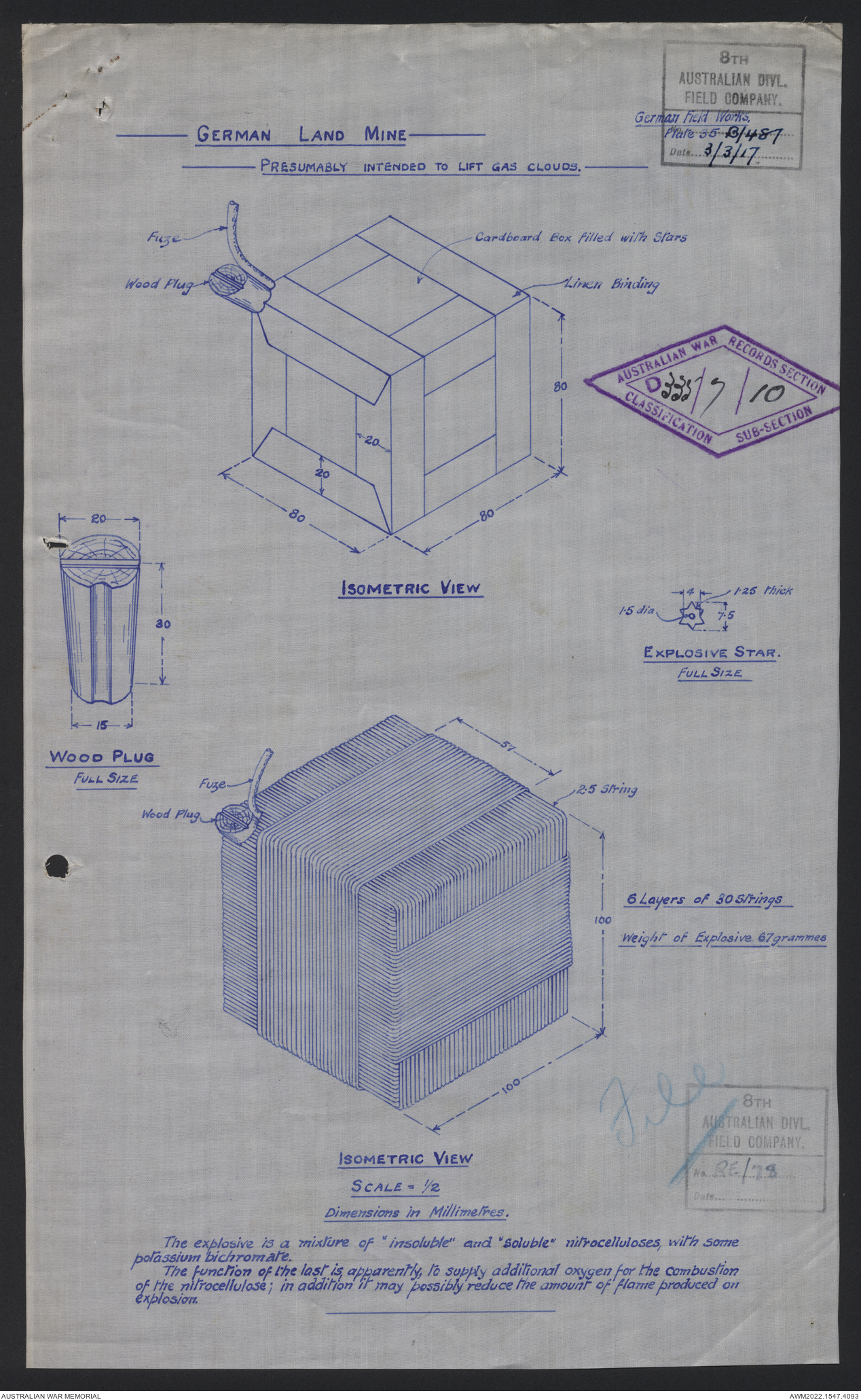 AWM25 335/18 - [Written records, 1914-18 War] [Explosives and Mines ...