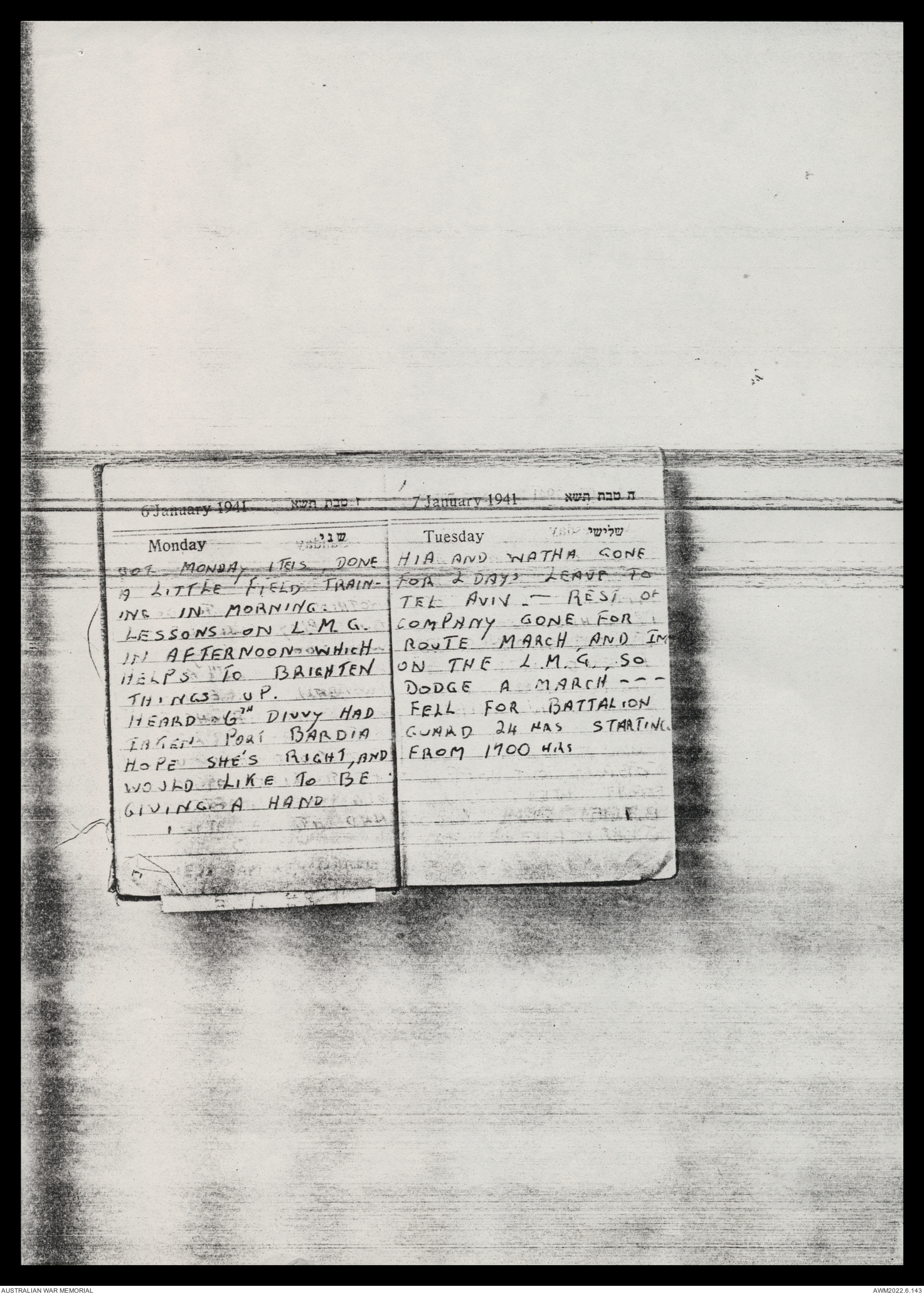 Wallet 1 of 3 - Diaries of Thomas Currie Derrick, 1940-1941 ...