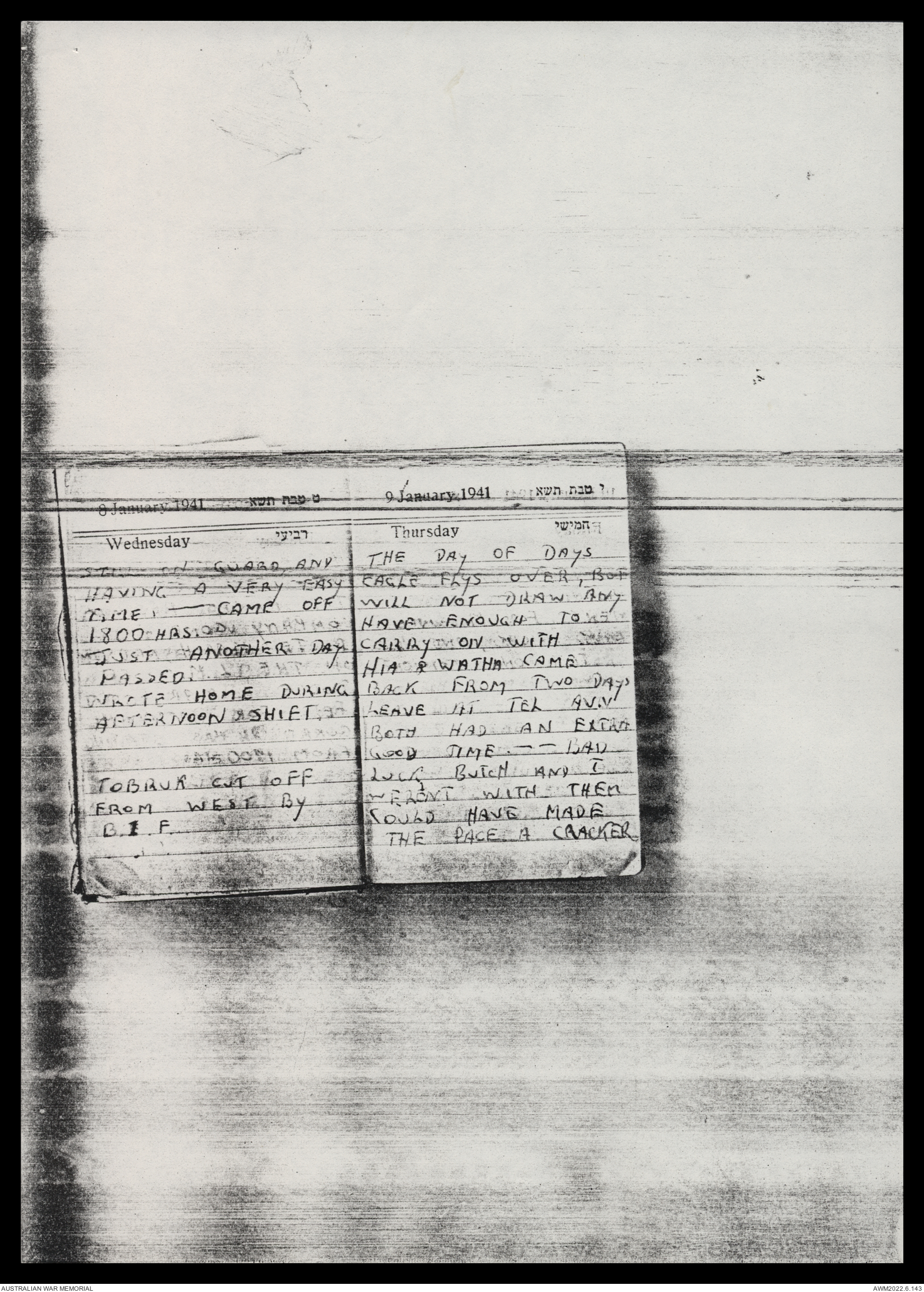 Wallet 1 of 3 - Diaries of Thomas Currie Derrick, 1940-1941 ...