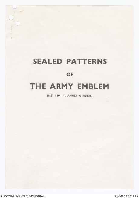 AWM103 R110/1/1 - [Headquarters, 1st Australian Task Force (HQ 1 ATF ...