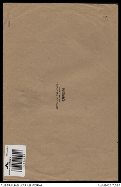 AWM315 699/005/064 - [Australian War Memorial registry files - Second ...