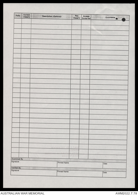 AWM206 71/109 ADMIN - [Records of Headquarters ANZUK Force (Australia ...