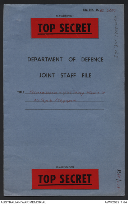AWM122 68/4030 - [Department of Defence, Joint Planning Committee ...
