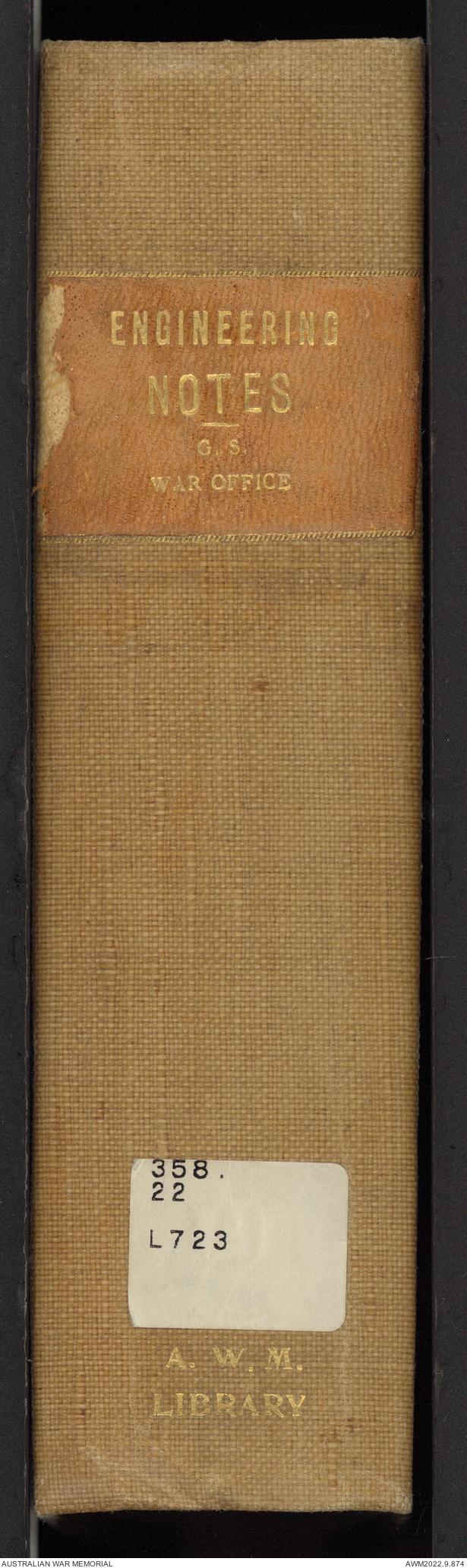 Engineer notes | Australian War Memorial