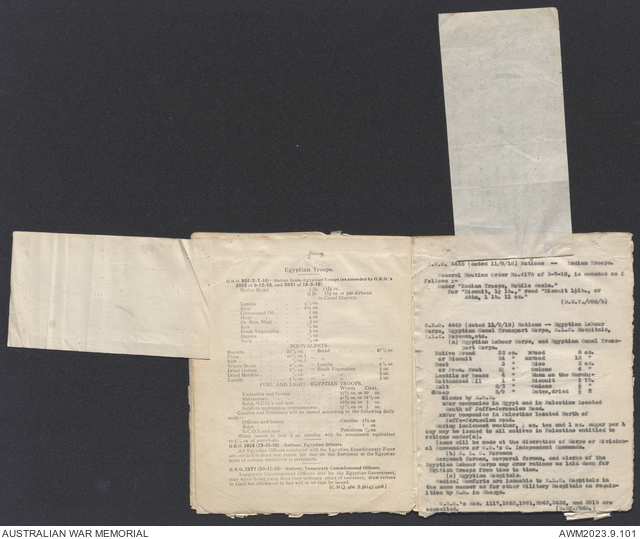 Ration pamphlet : scales of rations, forage, fuel and light as ...