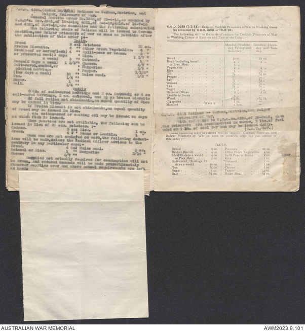 Ration pamphlet : scales of rations, forage, fuel and light as ...