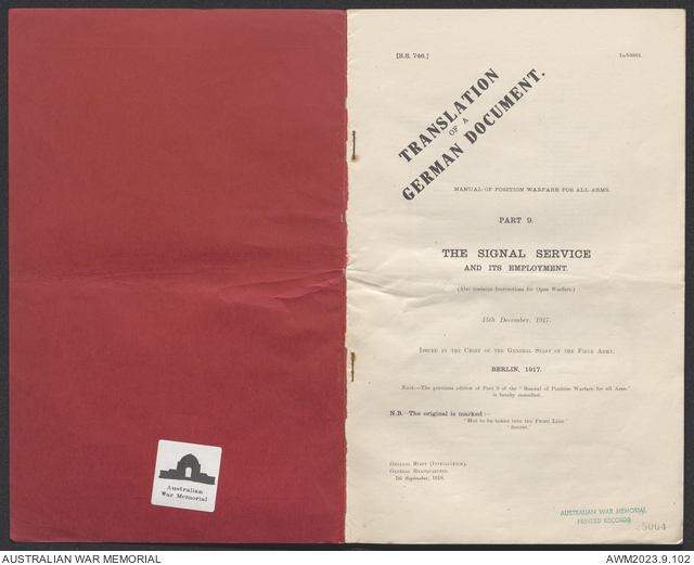 The Signal Service and its employment : also contains Instructions for ...
