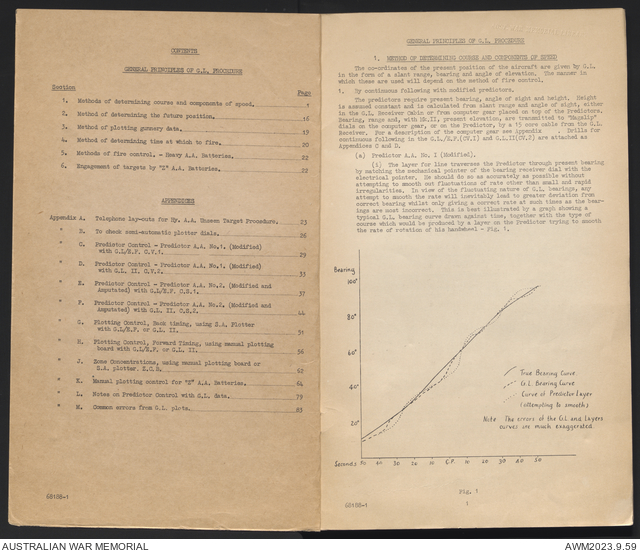 Notes on the engagement of unseen targets by heavy A.A. guns and ...