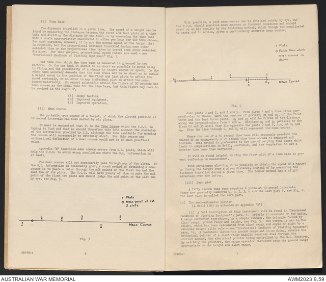 Notes on the engagement of unseen targets by heavy A.A. guns and ...
