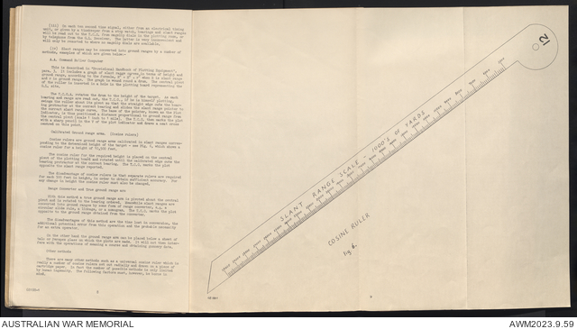 Notes on the engagement of unseen targets by heavy A.A. guns and ...