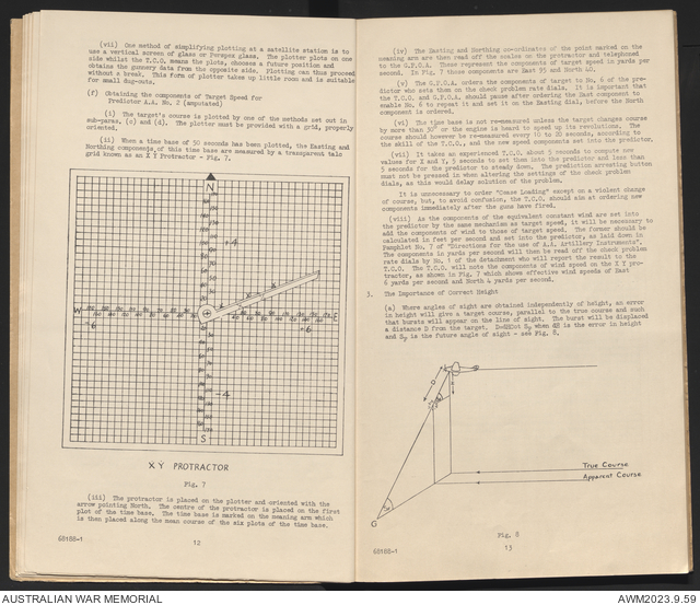 Notes on the engagement of unseen targets by heavy A.A. guns and ...