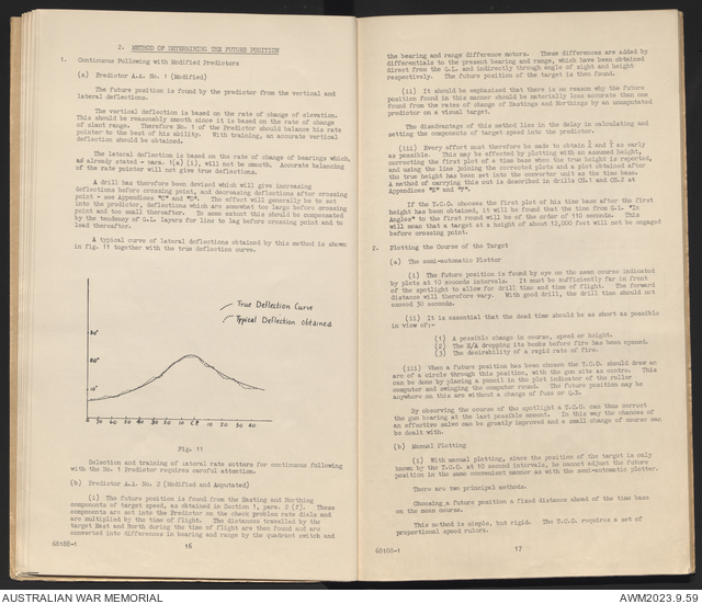 Notes on the engagement of unseen targets by heavy A.A. guns and ...