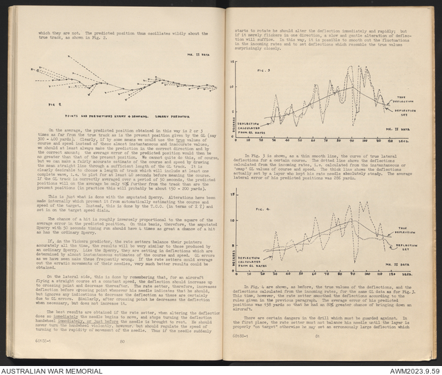 Notes on the engagement of unseen targets by heavy A.A. guns and ...