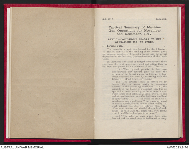 Machine gun notes / issued by the General Staff. Variant title ...