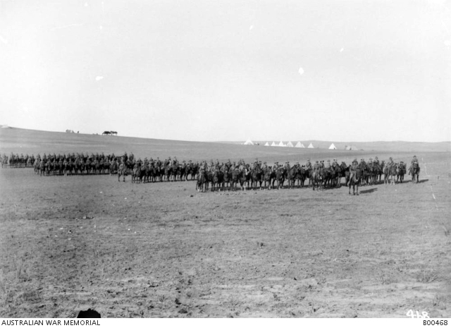 B Squadron, 6th Australian Light Horse Regiment on parade. | Australian ...