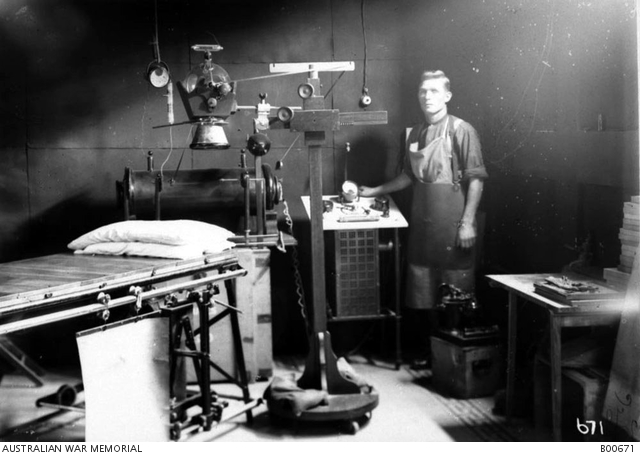 The X-ray Department at No. 14 Australian General Hospital. An ...