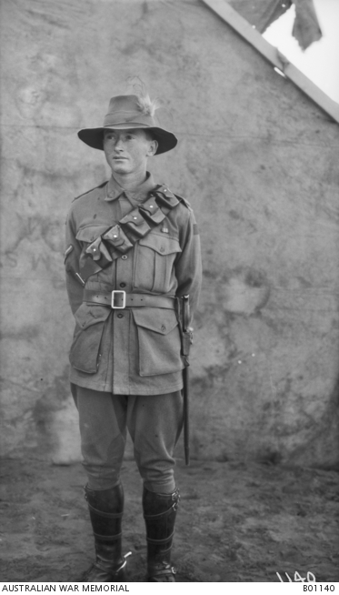 Portrait of Lance Corporal R L Dennison MM, 9th Australian Light Horse ...