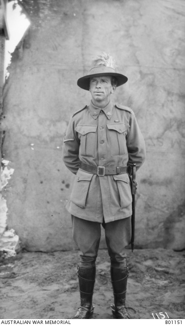 Portrait of Lance Corporal A F Wallis MM, 10th Australian Light Horse ...