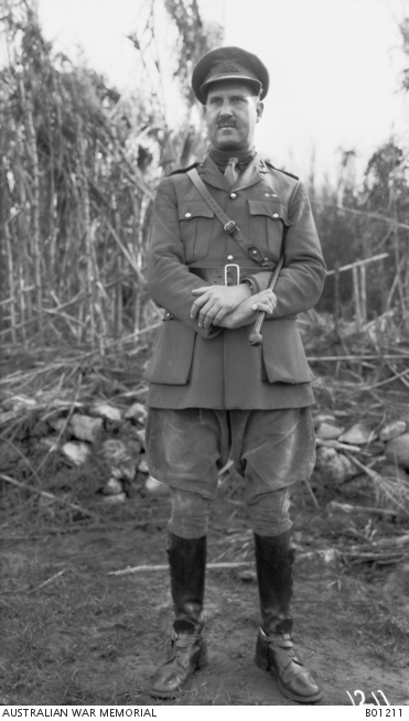 Portrait of Captain R H H Whitehead MC, attached to Australian Mounted ...