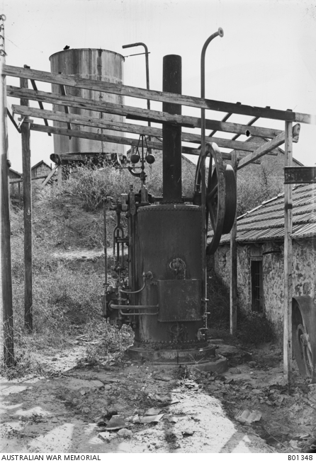 A long disused steam engine and boiler, which was put into working ...