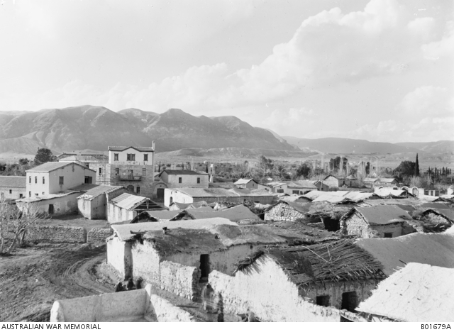 A view of Jericho with the mountains in the background. This is the ...