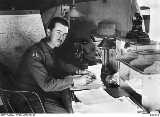 Portrait of Major Richard Williams DSO, commanding the 1st Squadron of ...
