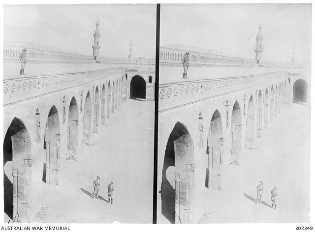 The arcading on the Mosque of Ibn Touloun, which is considered to be ...