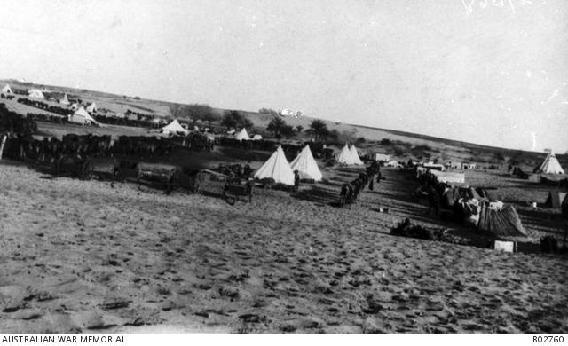 Belah, Palestine. The 2nd Field Squadron (Engineers) section of the ...