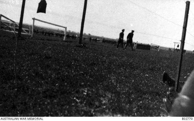 Belah, Palestine. General Chauvel and General Hodson at a sports ...