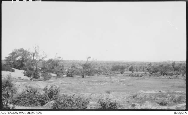 View looking towards Ali Muntar. This is the left hand image in a three ...