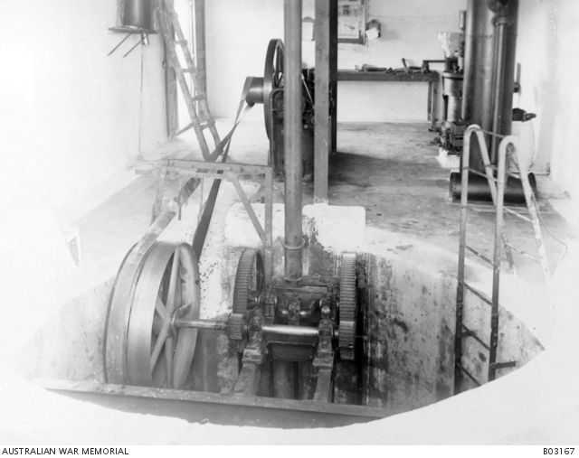 An interior view of the engine room at the pumping plant. | Australian ...