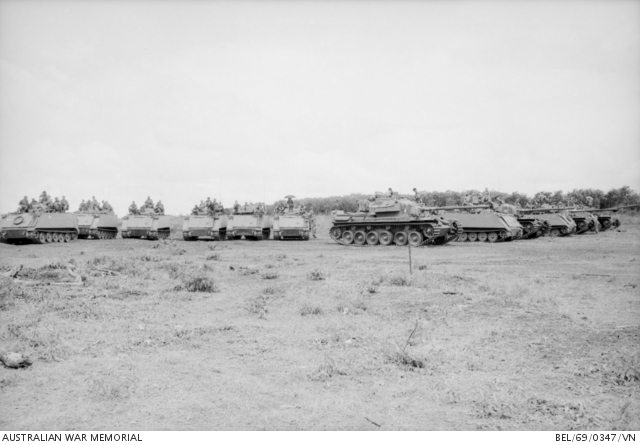 Nui Dat, South Vietnam. 1969-05-19. Soldiers from 6th Battalion, The ...