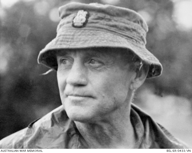 South Vietnam. 1969-07. An outdoor portrait of the Commander of the 1st ...