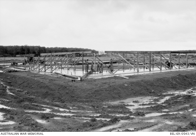 Nui Dat, South Vietnam. 1969-08. The Pearson Community Centre being ...