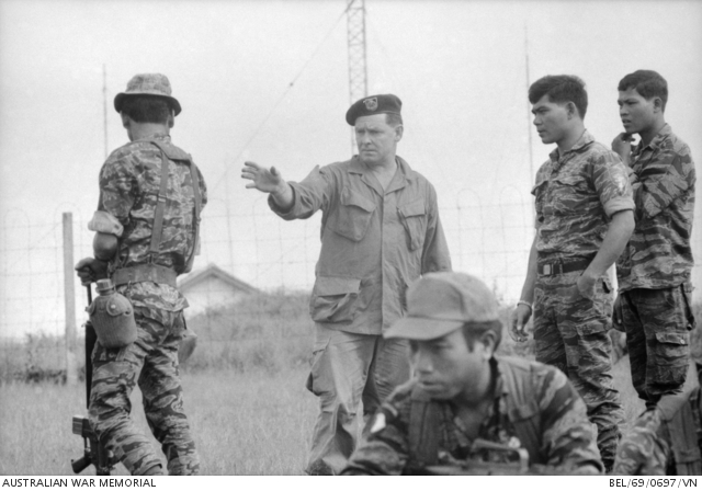 Pleiku, South Vietnam. 1969-10. Warrant Officer Class 2 Keith (Shorty ...