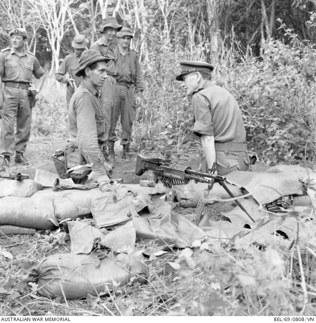PHUOC TUY PROVINCE, VIETNAM. 1969-11. PRIVATE TED MERRITT RECEIVES AN ...