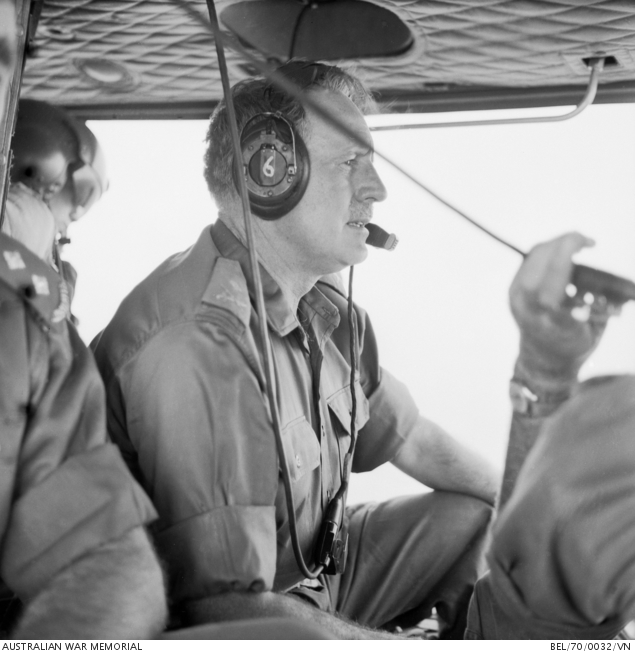South Vietnam. 1970-01. The Commander of the Australian Force, Vietnam ...