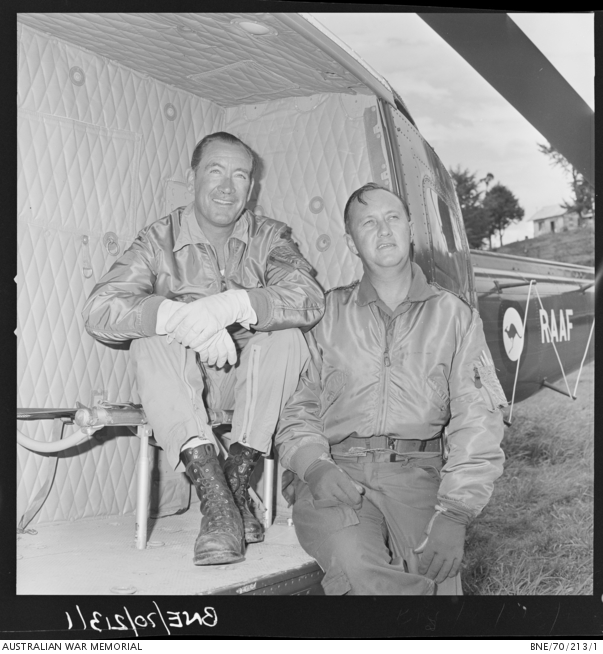 Members of Operation Tropic Snow Squadron Leader Bill Malley and ...