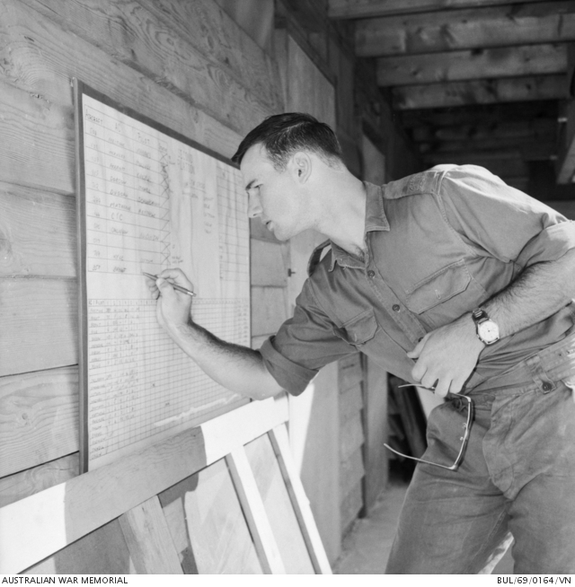 Bearcat, South Vietnam. 1969-03. Sub Lieutenant R J (Bob) Kyle, RAN ...